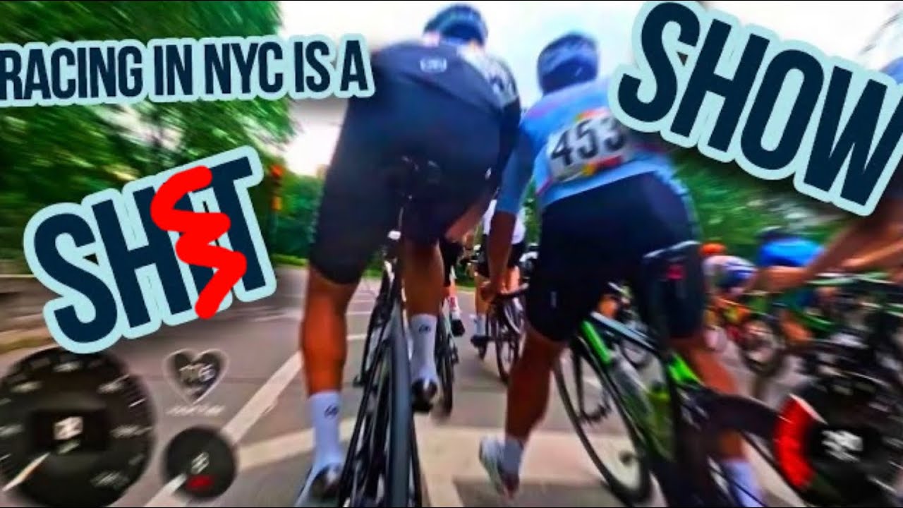 Bike racing in NYC is Total Chaos!!! - YouTube