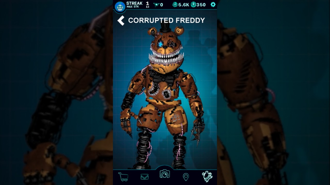 Corrupted Freddy in FNaF AR #shorts - YouTube