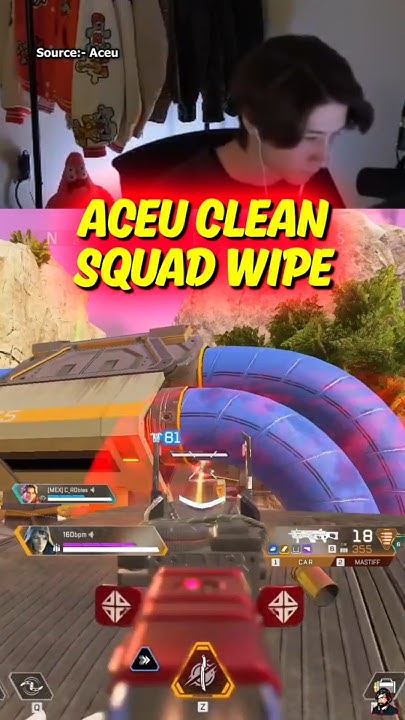 Aceu clean Squad Wipe #apexlegends #shorts - YouTube