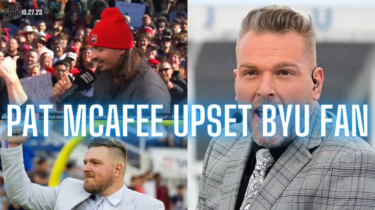 BYU Football Fans Upset With Pat McAfee! - YouTube