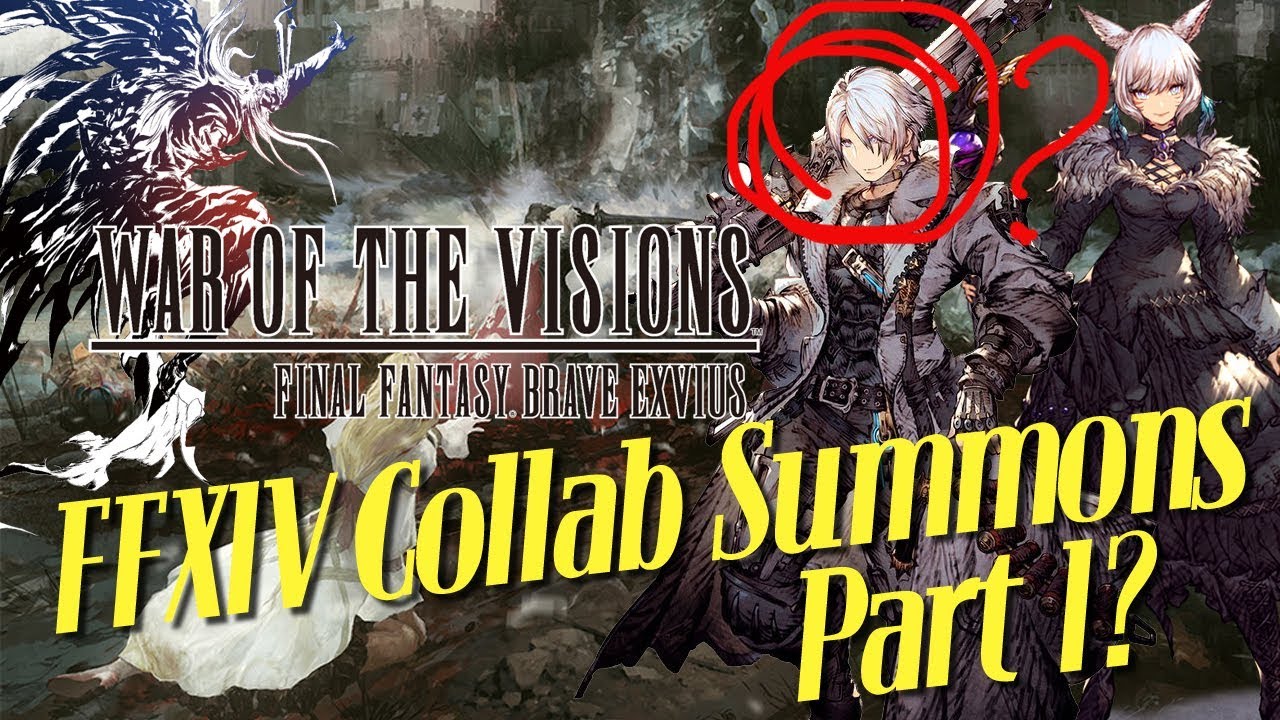 FFXIV Collab Banner Summons - War of the Visions Final Fantasy Brave ...