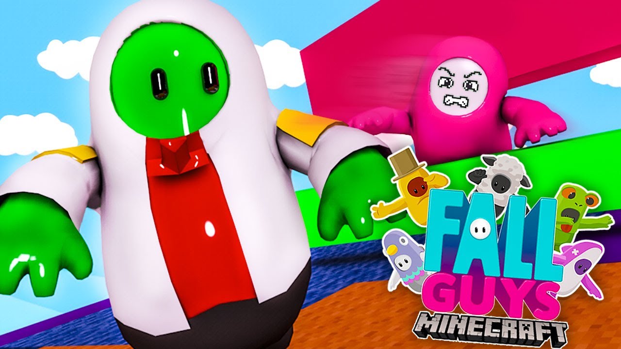 👑 FALL GUYS EN MINECRAFT 👑 - YouTube
