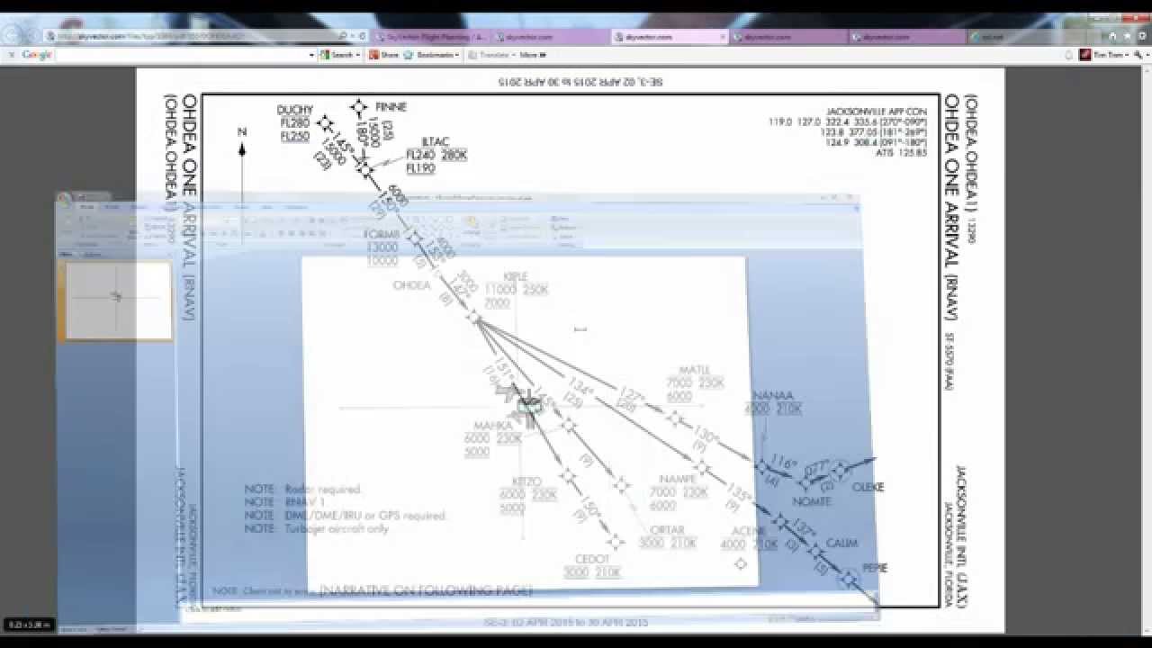 Flight Simulator, Reading Charts Tutorial. STARS - YouTube