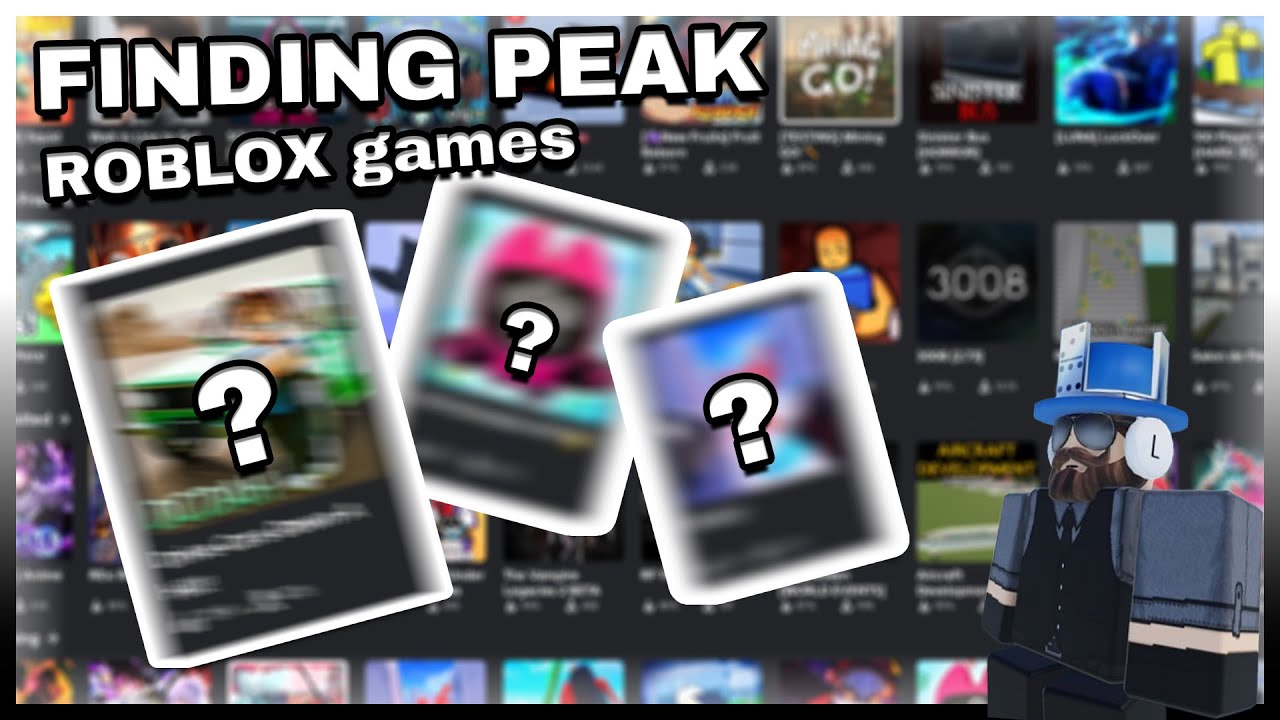 Finding PEAK games | ROBLOX [PT - 1] - YouTube
