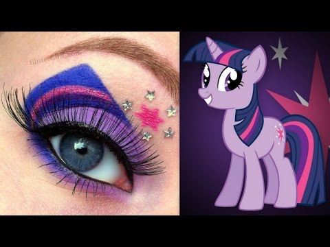 My Little Pony's Twilight Sparkle makeup tutorial