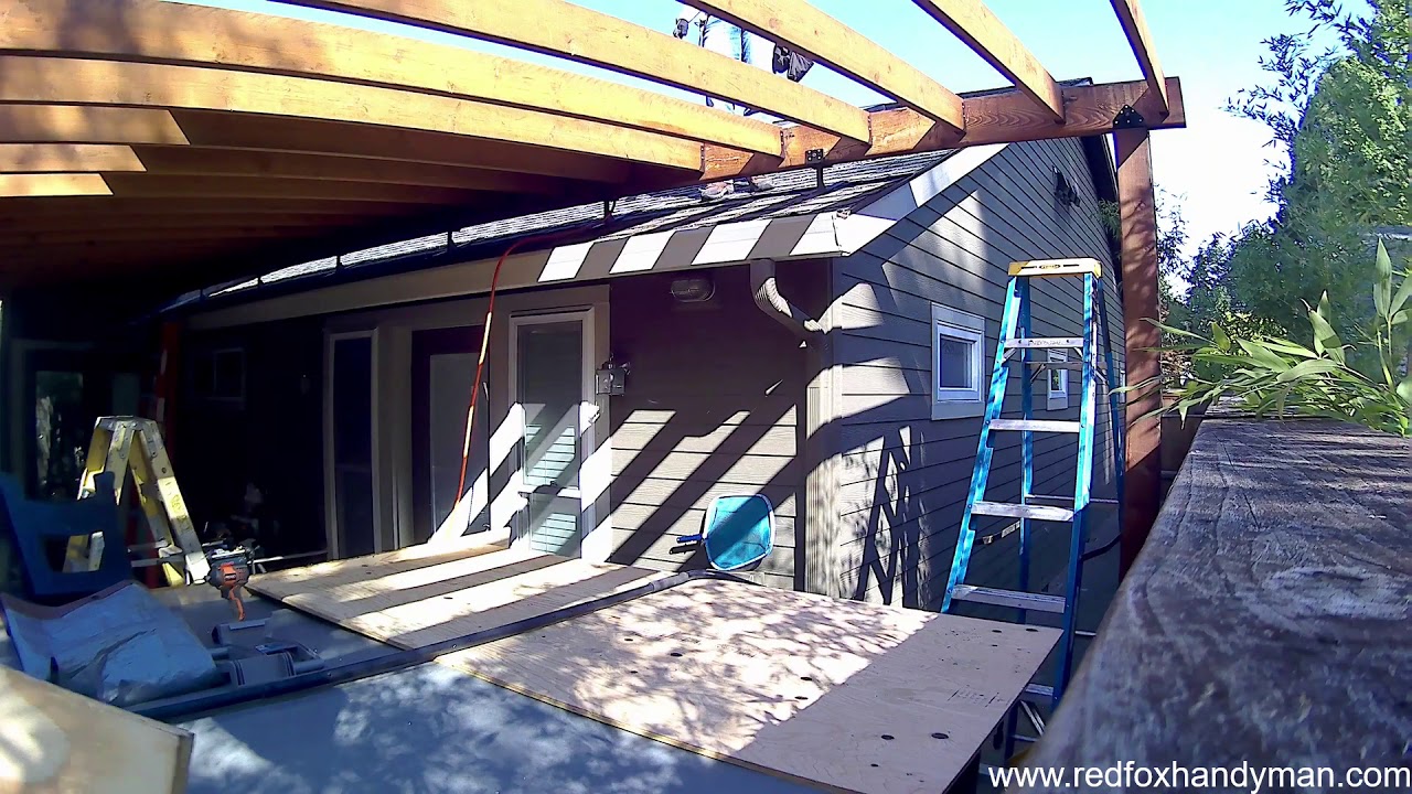Patio Framing - YouTube