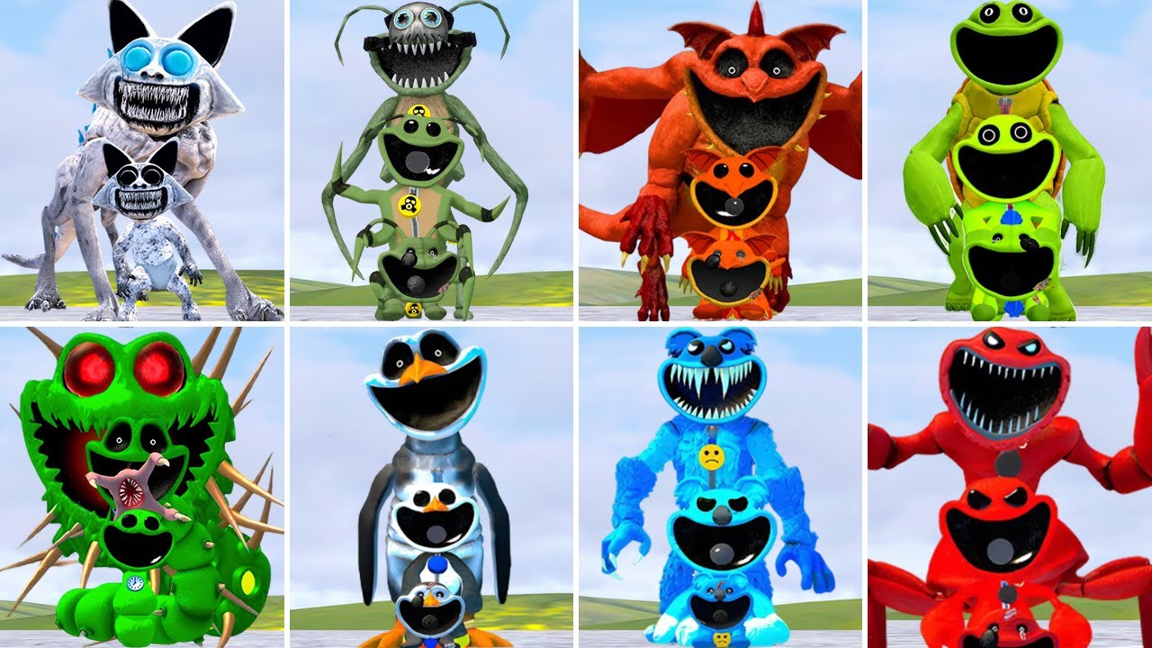 ALL SECRET SMILING CRITTERS FAMILY POPPY PLAYTIME CHAPTER 3 in Garry's ...