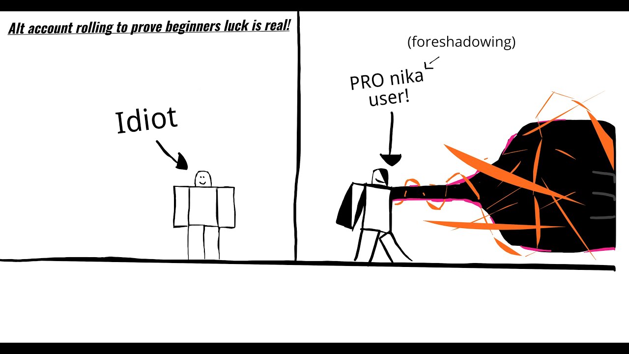 (NIKA) alt account rolling to prove begginers luck is real! (it is ...