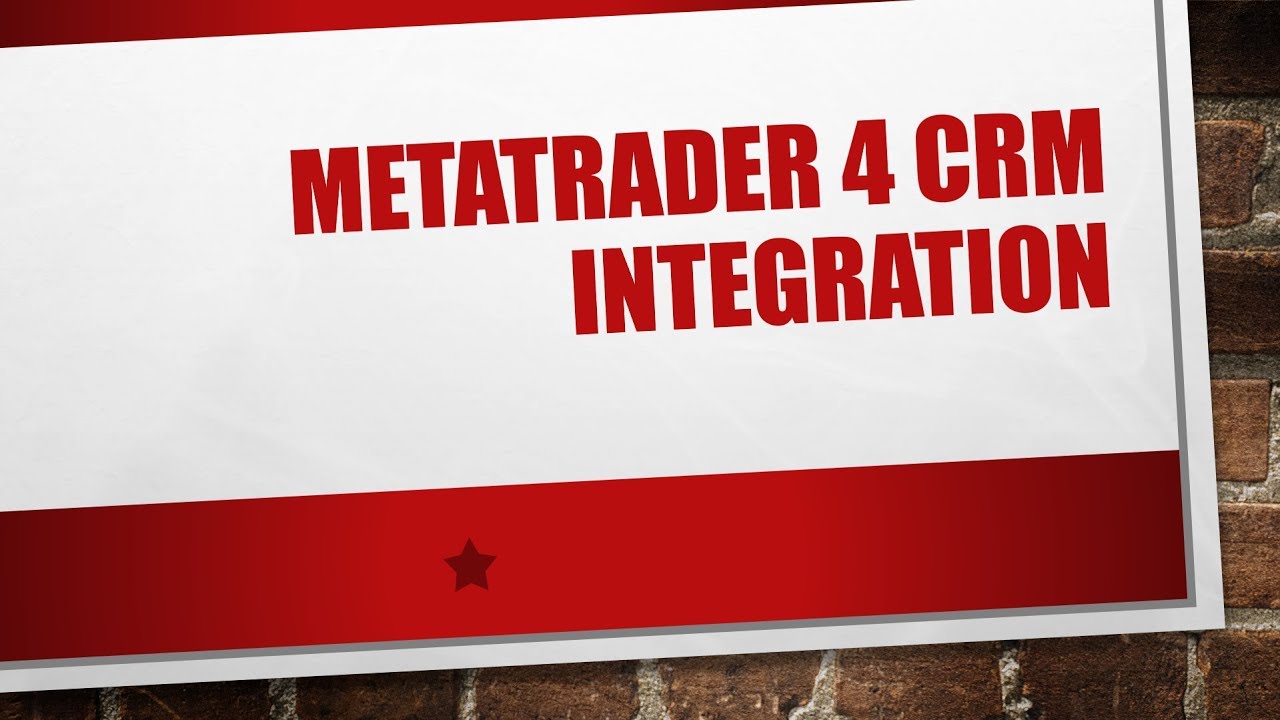 Metatrader 4 Manager API - YouTube