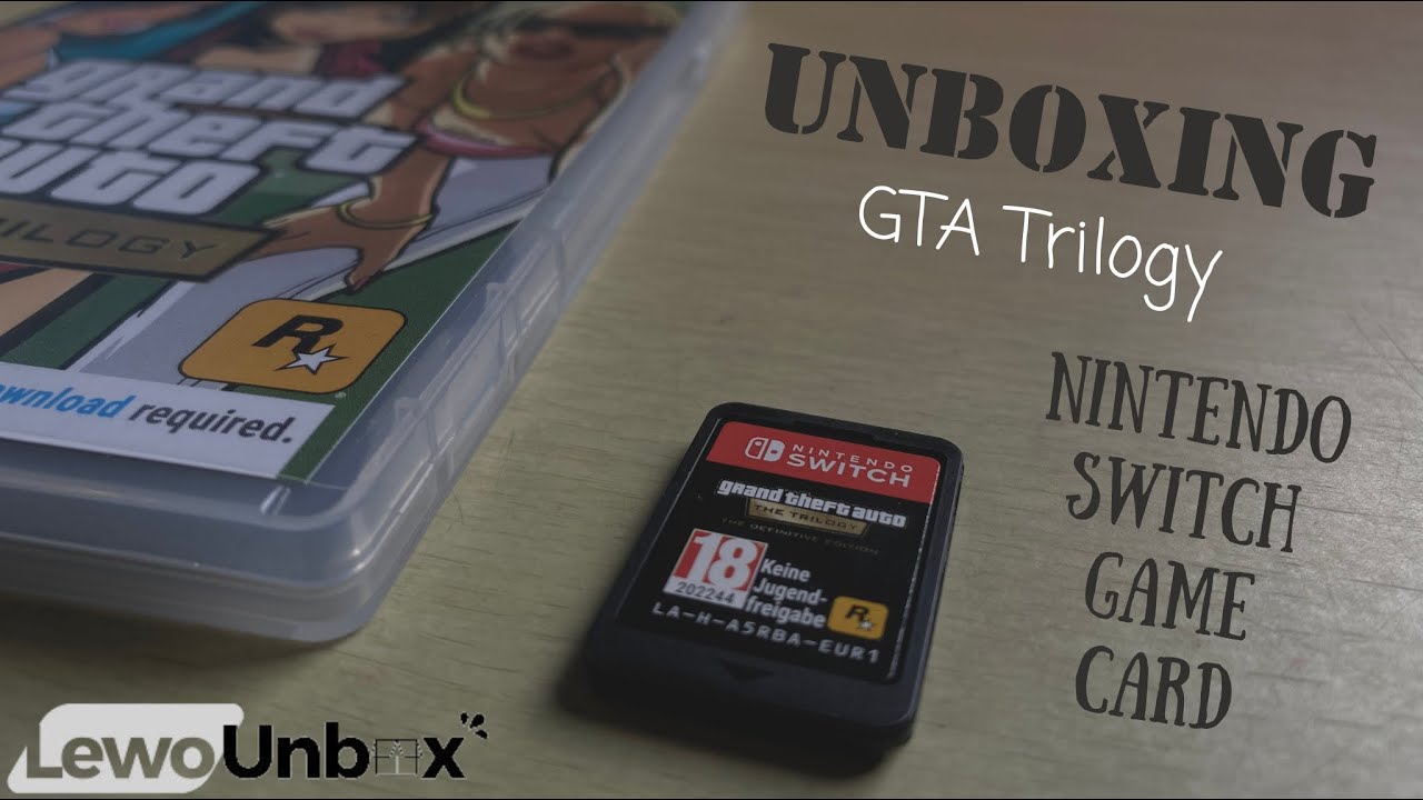 Unboxing GTA The Trilogy Game Card and SanDisk MicroSDXC - 128 GB for ...