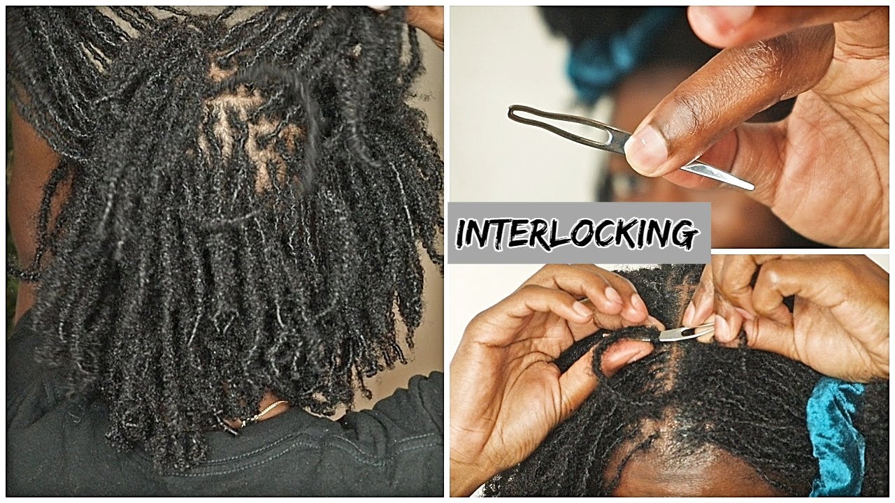 Retightening "Interlocking" My Microlocs | Keke J. #interlocking # ...