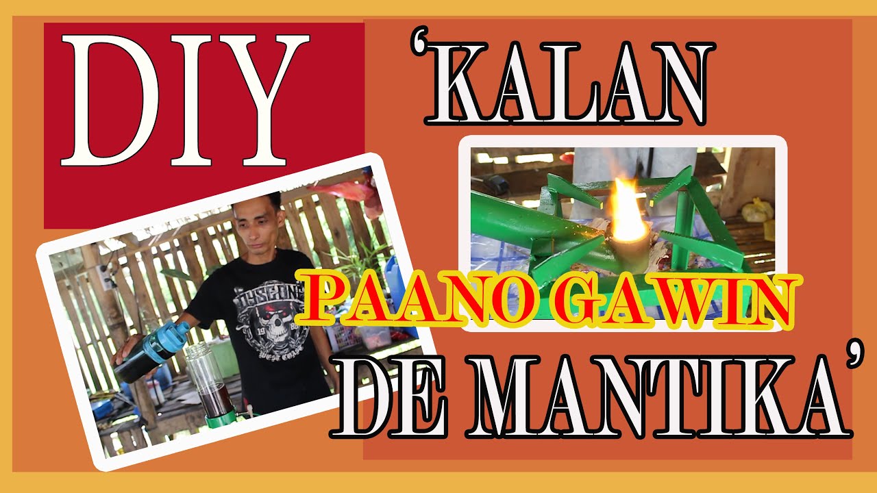 DIY KALAN DE MANTIKA | waste oil stove | tutorial video - YouTube