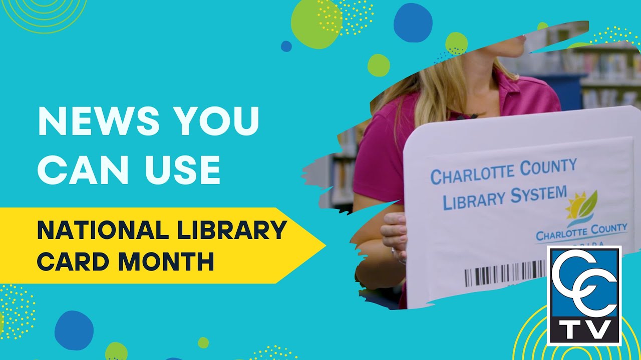 News You Can Use: National Library Card Month - YouTube
