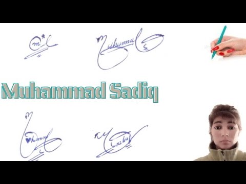 Muhammad Sadiq signature style - YouTube