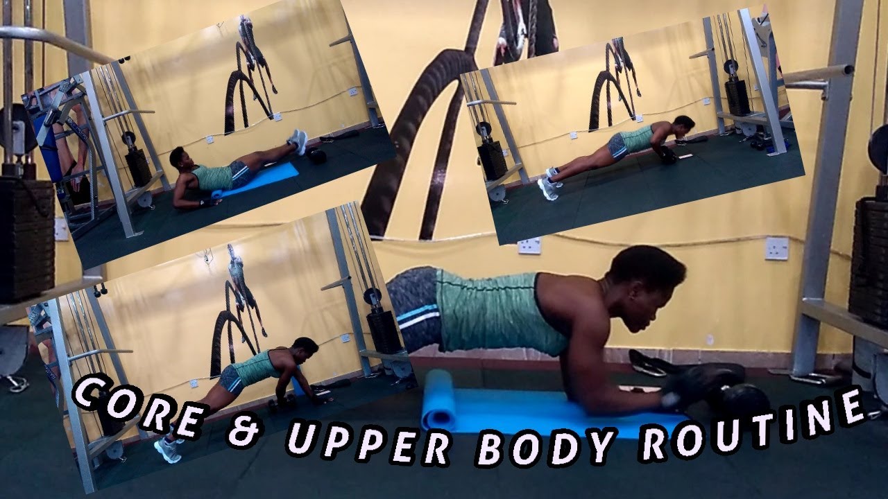 How to do Core & Upper Body Workout in 45seconds with dumbbell/any ...