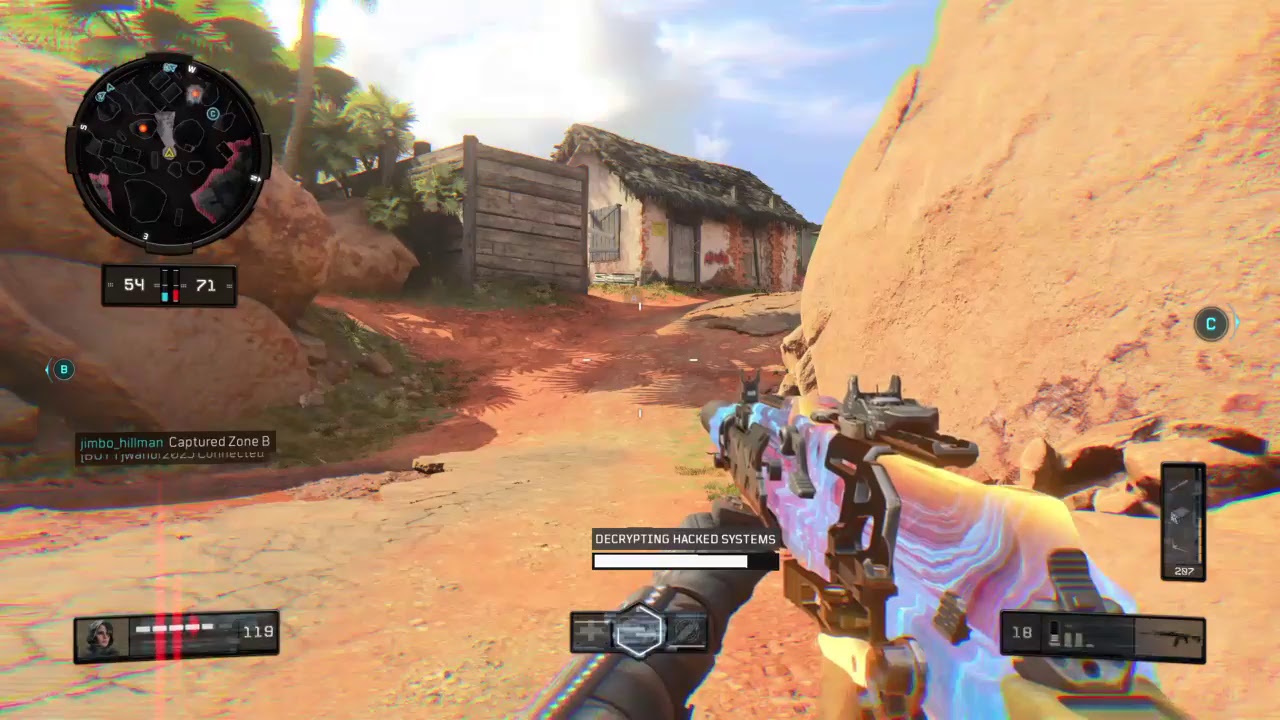 BO4 Zero gameplay/ unlocking KN reactive camo - YouTube