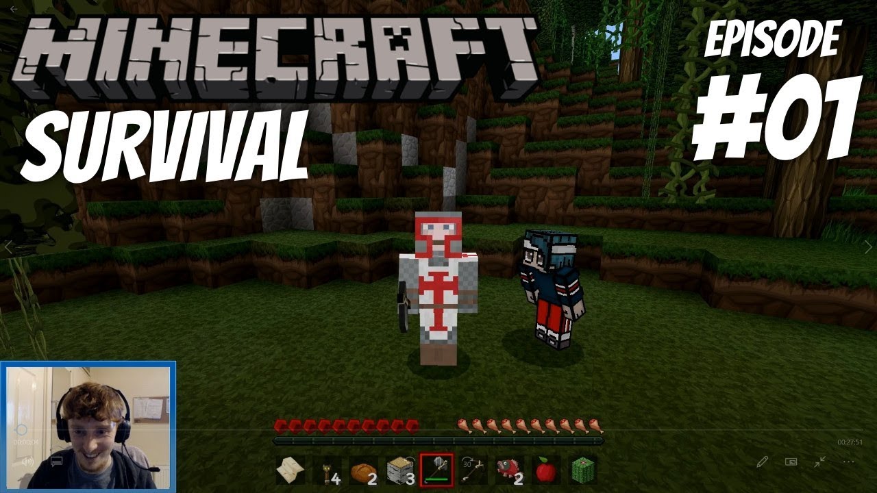 Minecraft Multiplayer Survival Let's Play - STARTER BASE! - Ep 1 - YouTube