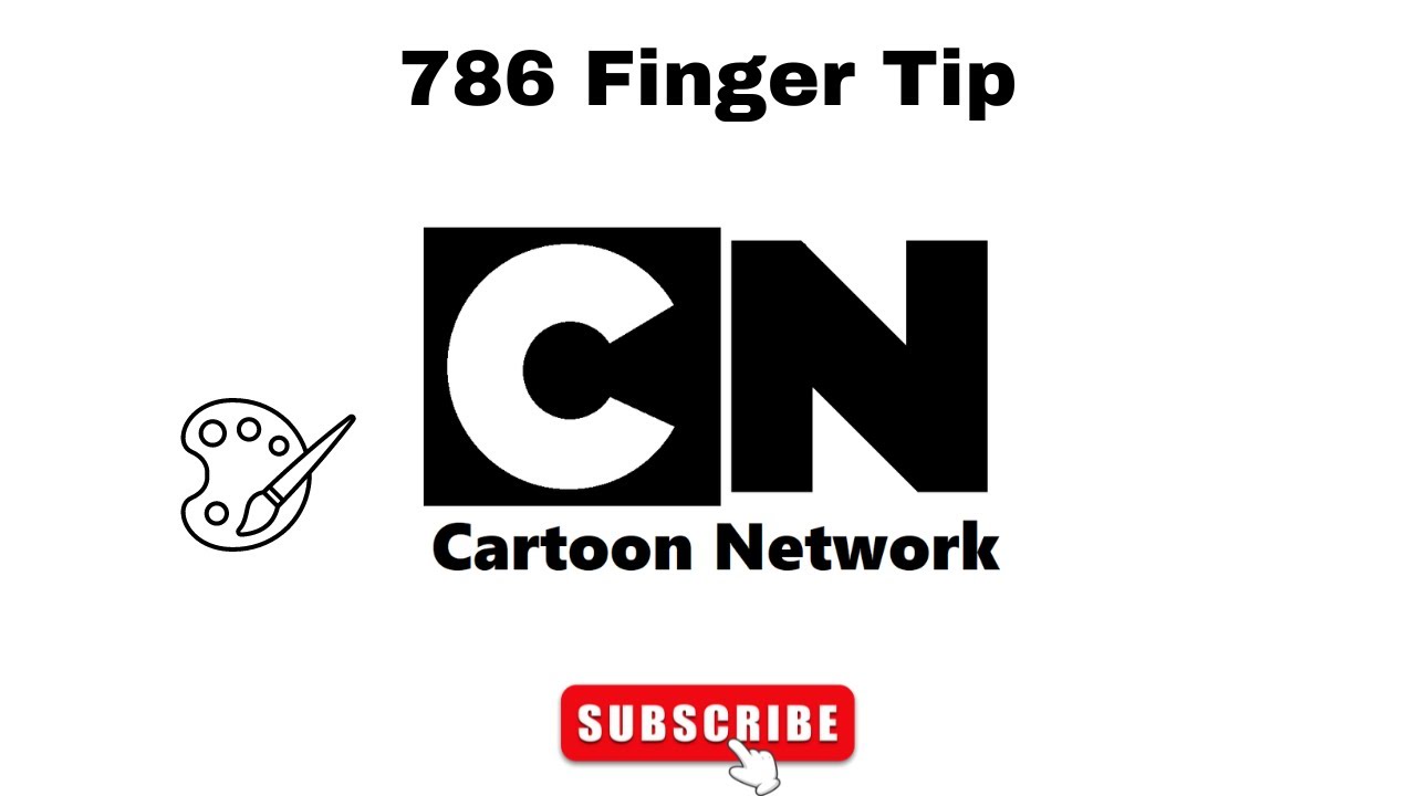 How to draw Cartoon Network logo in ms paint - YouTube