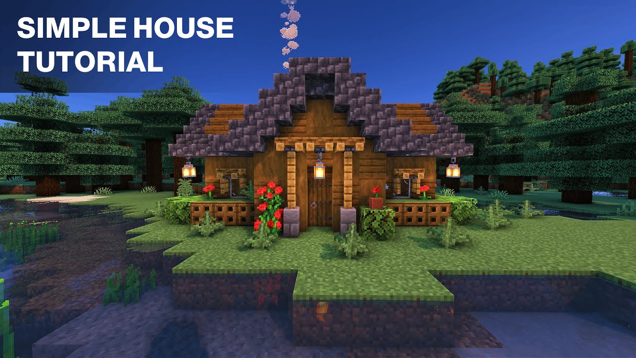 Minecraft : How To Build A Simple House | Tutorial (3) - YouTube