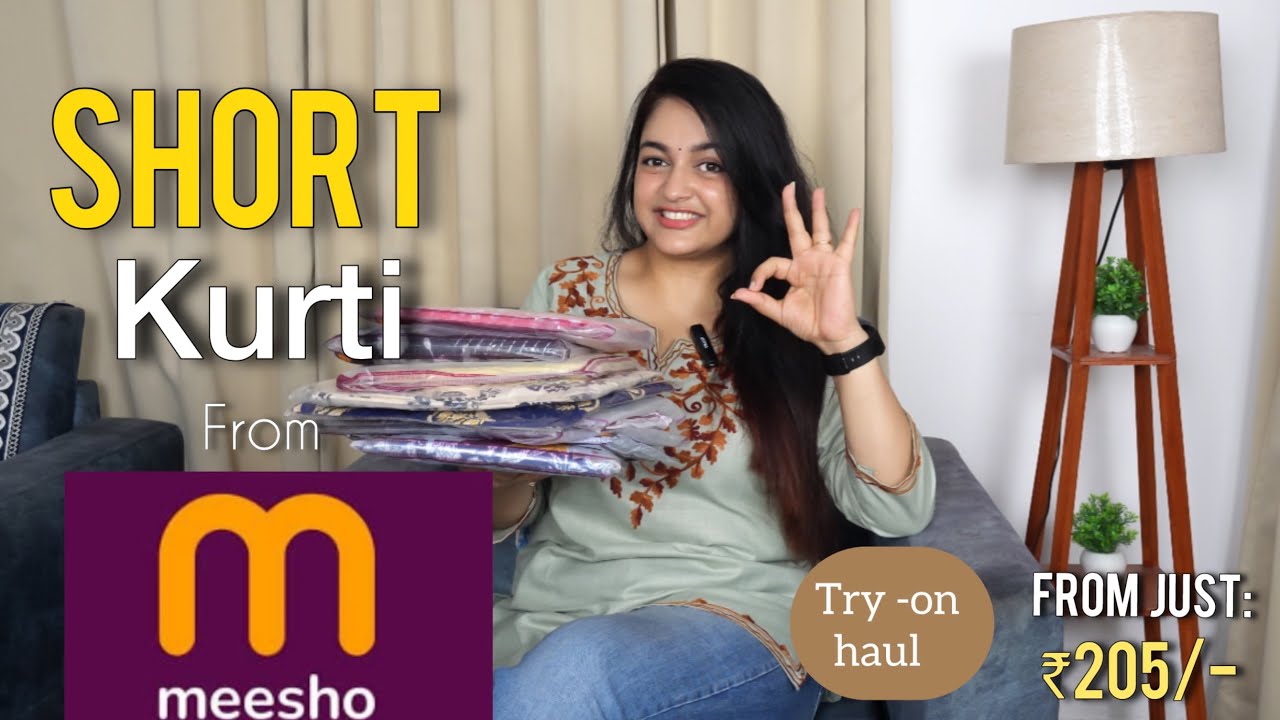 Meesho Short kurti Haul | Latest Collection | Tryon | Honest Reviews ...