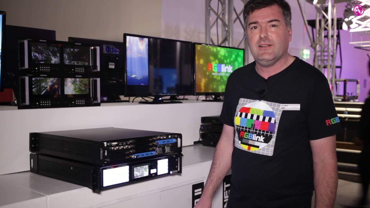 RGBlink previews 4K switcher scaler - YouTube
