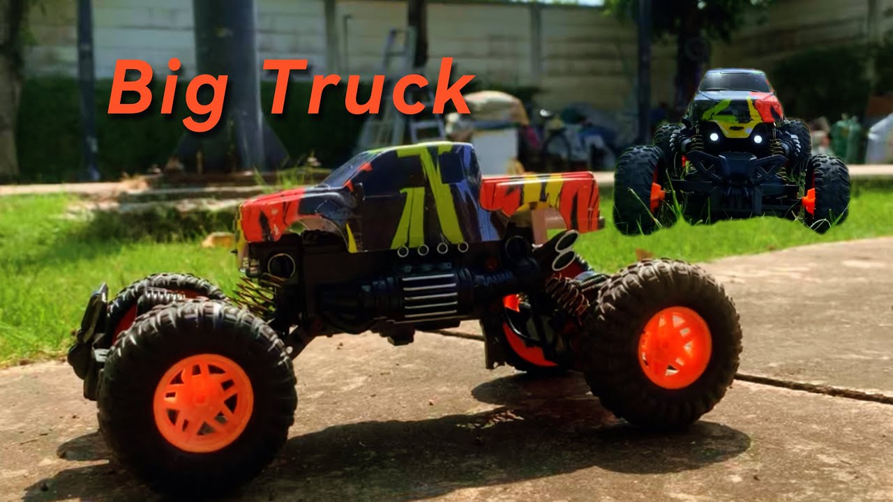 Nice Truck RC _ Lion Truck in the City villa (360P) - YouTube