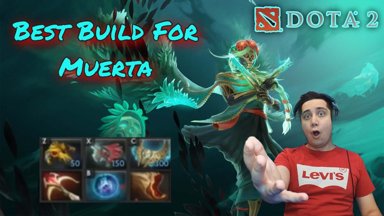 OP Muerta Item Build against Tanky Heroes- Dota 2 Pro Gameplay - YouTube