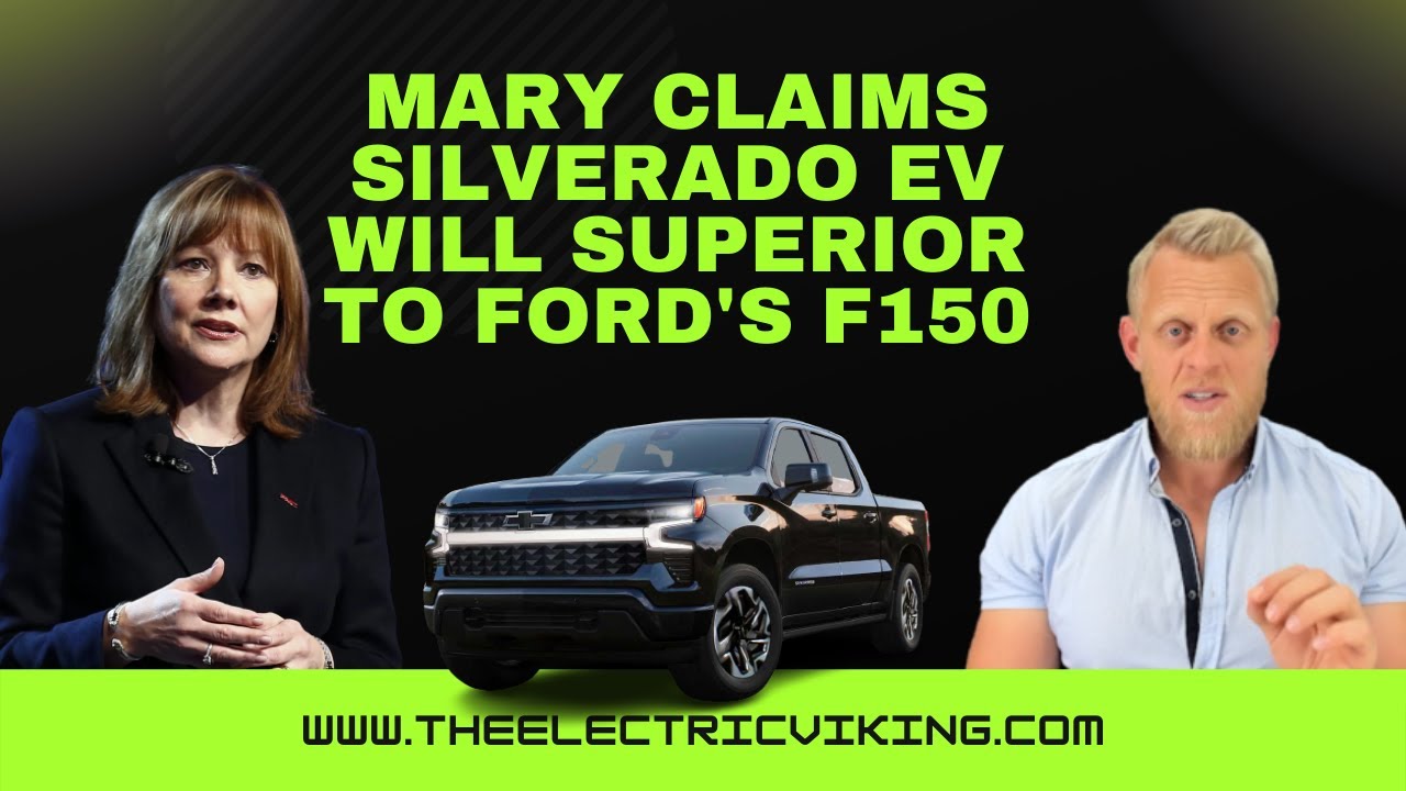Mary claims Silverado EV will be SUPERIOR to Ford's F150 - YouTube