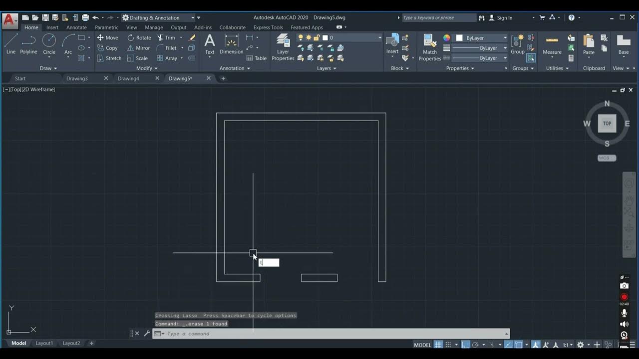 02-AutoCad tutorial-how to create room-Watch&Learn professionally #csi ...
