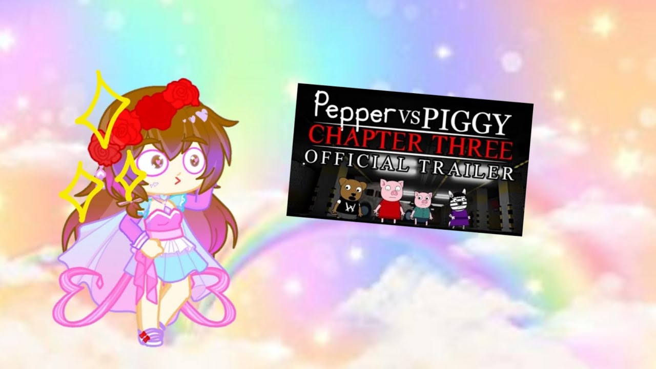 React with me ( cocoacrack ♡ pepper vs piggy ch 3 trailer) - YouTube