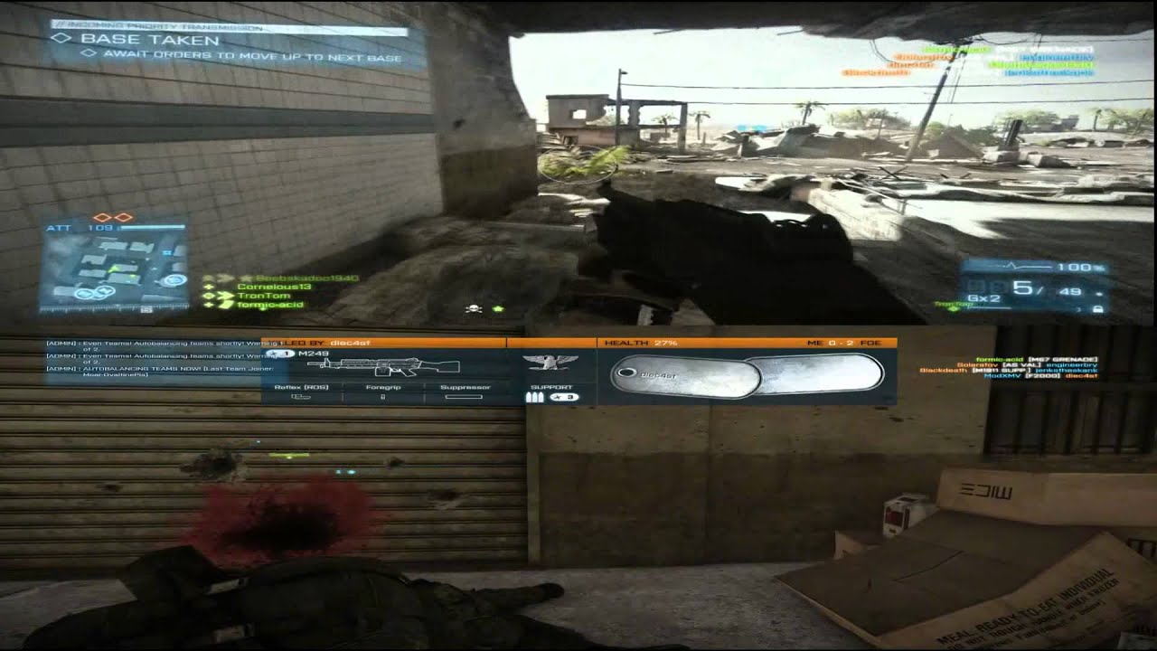 Battlefield 3 split screen EP.2 part. 3 - YouTube