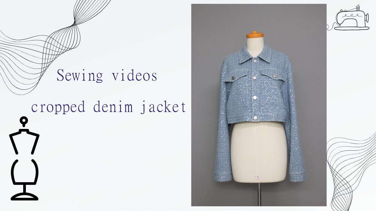 How to sew denim jacket? #sewing #jacket #diy - YouTube