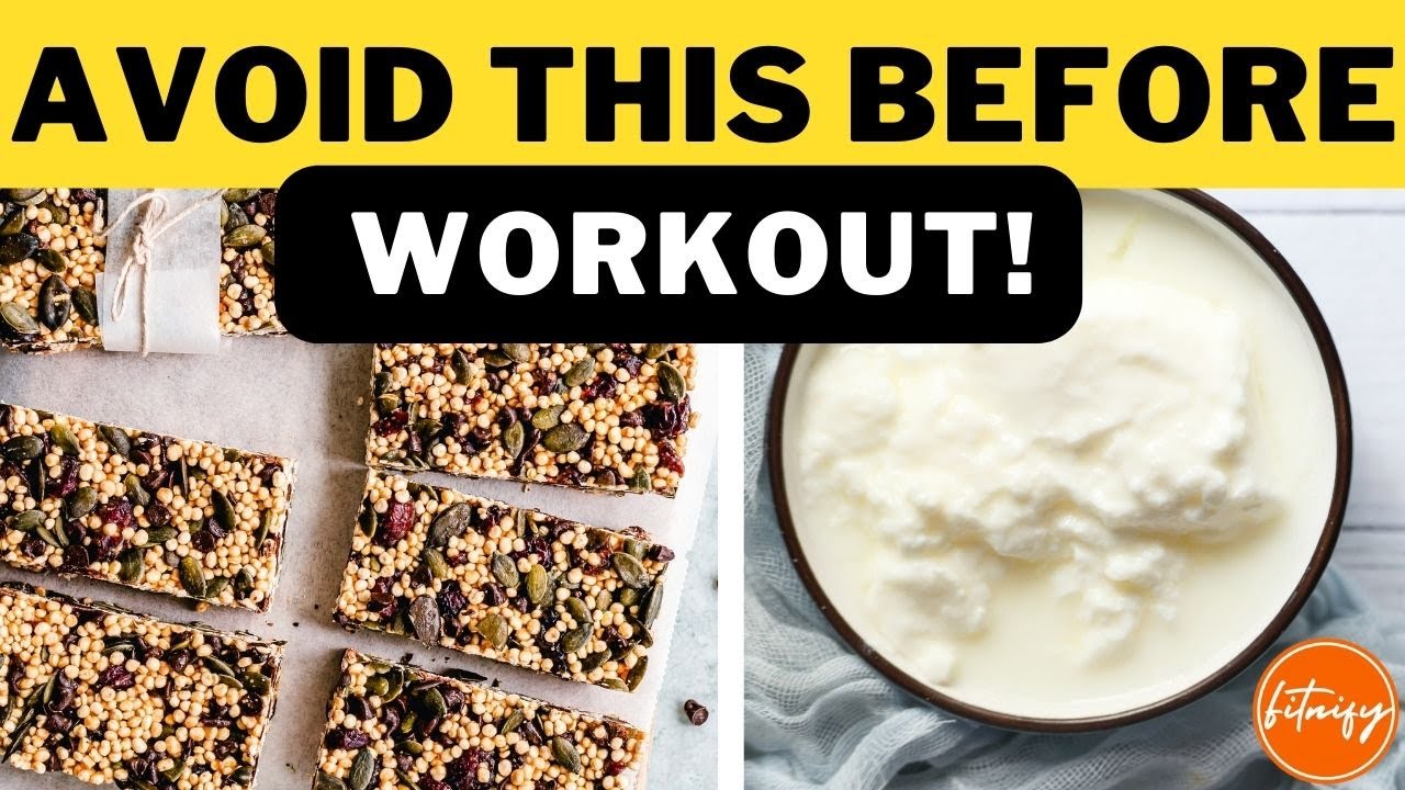 Avoid these foods before workout | Worst pre-workout meal - YouTube