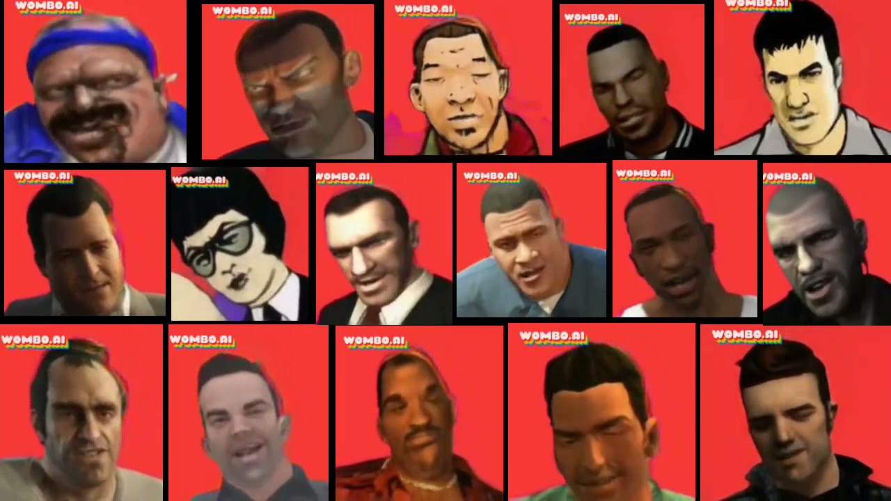 Every GTA Protagonist Singing I Want It That Way - YouTube