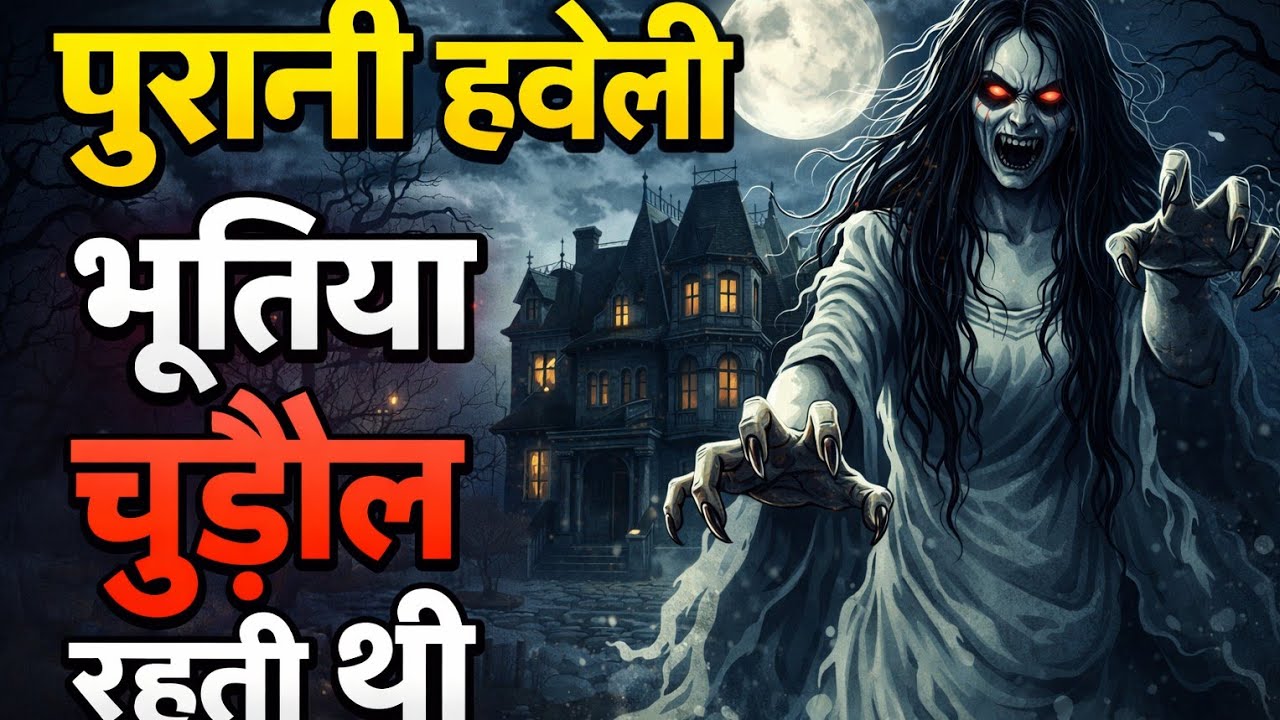 Purani Haweli | 2D Horror Cartoon Story in Hindi | Chudail Wali ...
