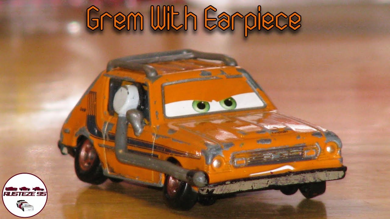 Pixar Cars 2 2015 Grem With Headset - Review ("Grem With Camera" but ...