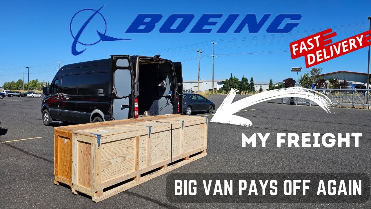 Rush Delivery to Boeing | Sprinter Van Expediting Life - YouTube