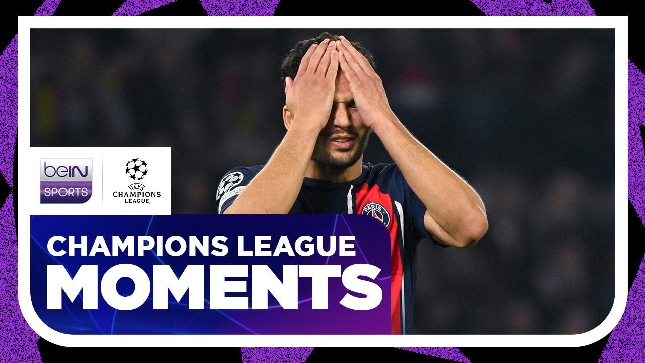 PSG hit the woodwork FOUR TIMES against Dortmund | UCL 23/24 Moments ...
