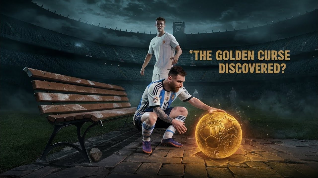 Messi and Ronaldo Discover the Cursed Golden Football! - YouTube