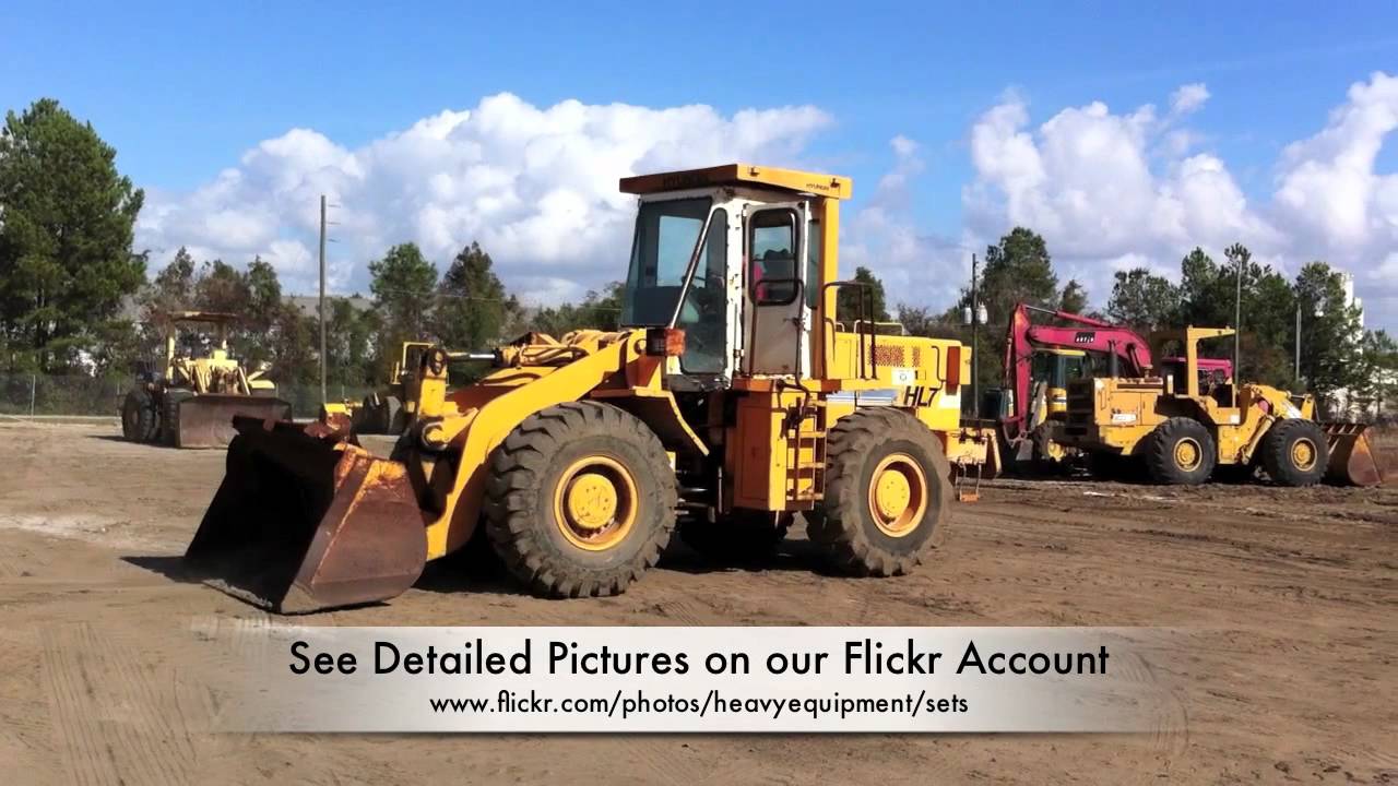 1993 Hyundai HL 17 Wheel Loader for sale by Big Iron, Inc. - YouTube