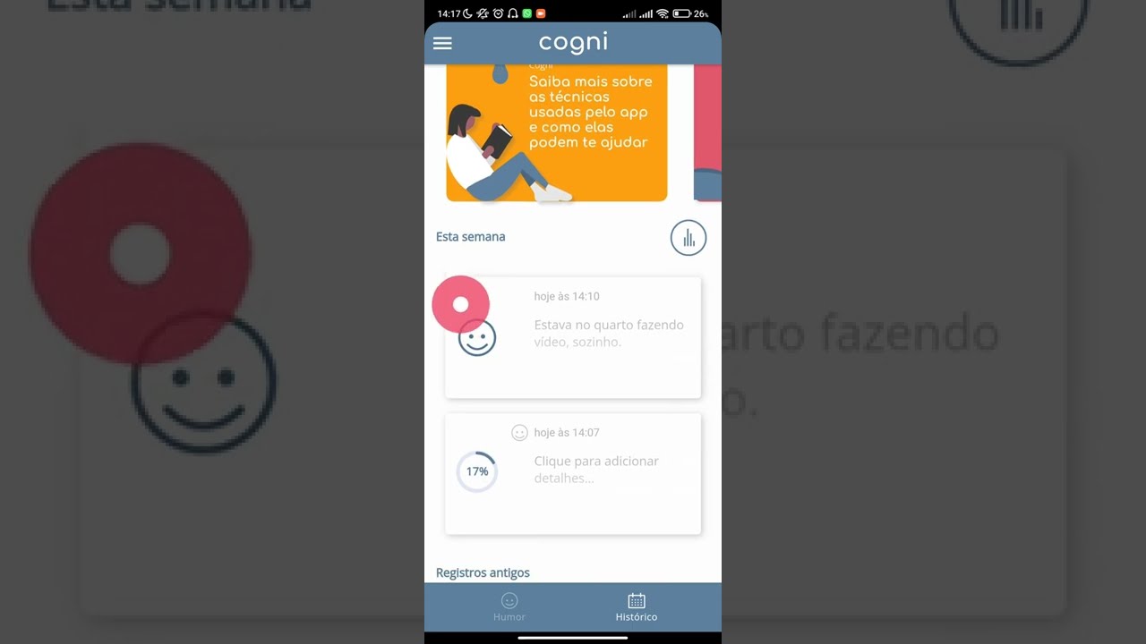 Tutorial do App Cogni para pacientes - RPD - TCC - Terapia Cognitiva ...