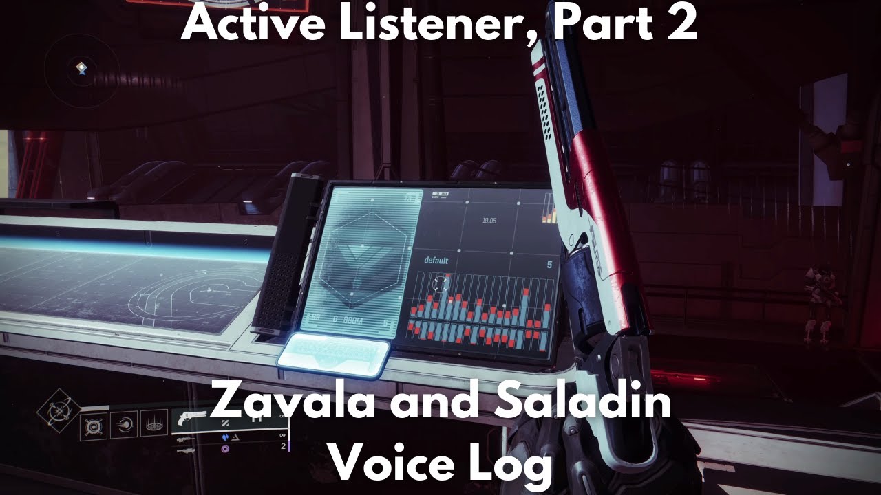 Active Listener, Part II (Voice Log) [4K] - Destiny 2, Season of the ...