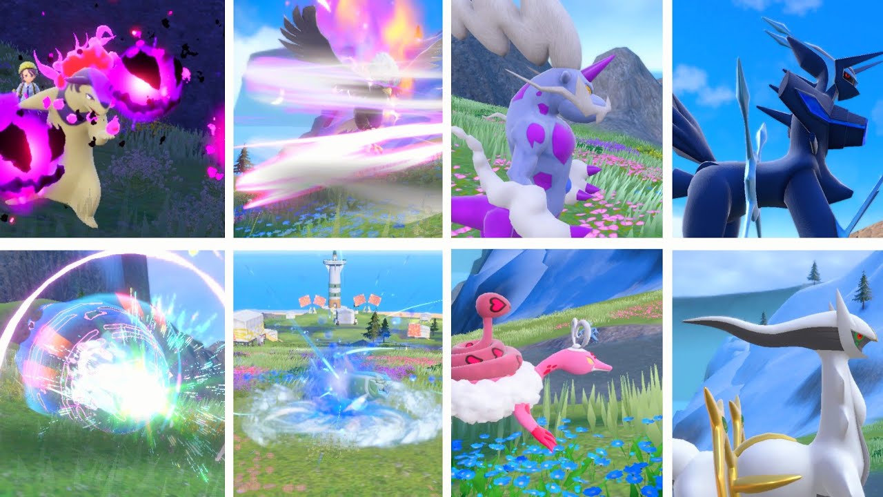 Pokémon Scarlet & Violet - All Hisuian signature moves - YouTube