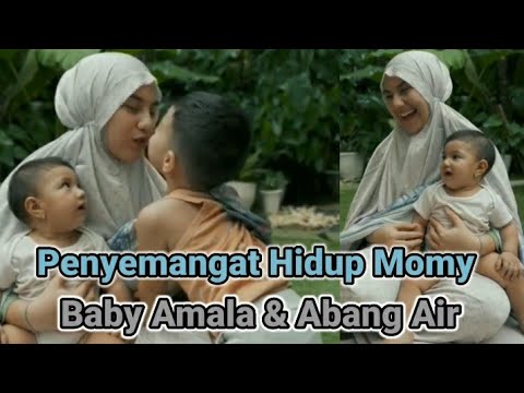 Baby Amala & Abang Air Rumi Penyemangat Hidup Momy Irish Bella - YouTube