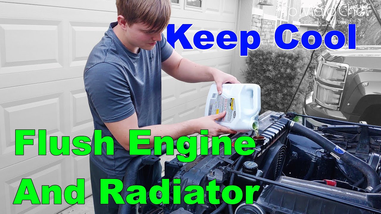 How To Flush Engine Radiator Coolant System And Heater Core - YouTube