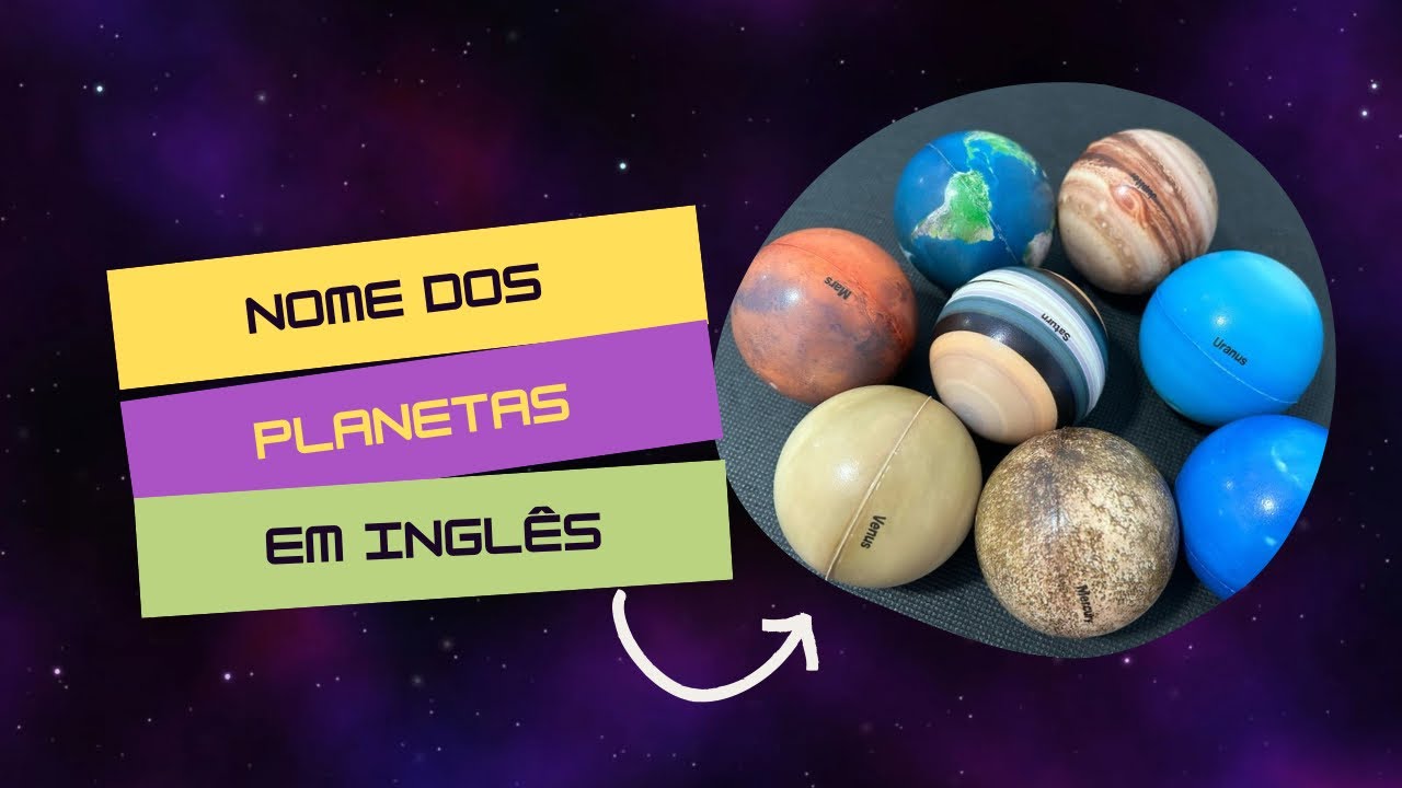 Nome dos planetas em inglês - YouTube