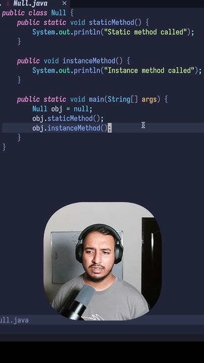 Java Trick: Calling Methods on null Object! 😱 #shorts #java # ...