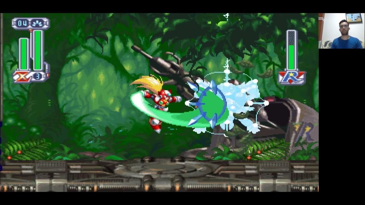 016 Mega Man X4 - Zero Gameplay - Web Spider Stage - YouTube