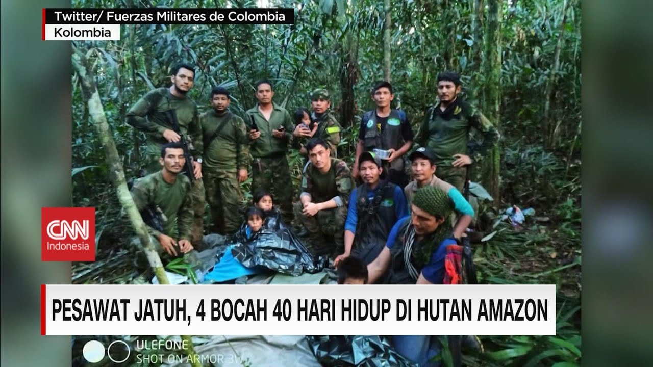 Pesawat Jatuh, 4 Bocah 40 Hari Hidup di Hutan Amazon - YouTube