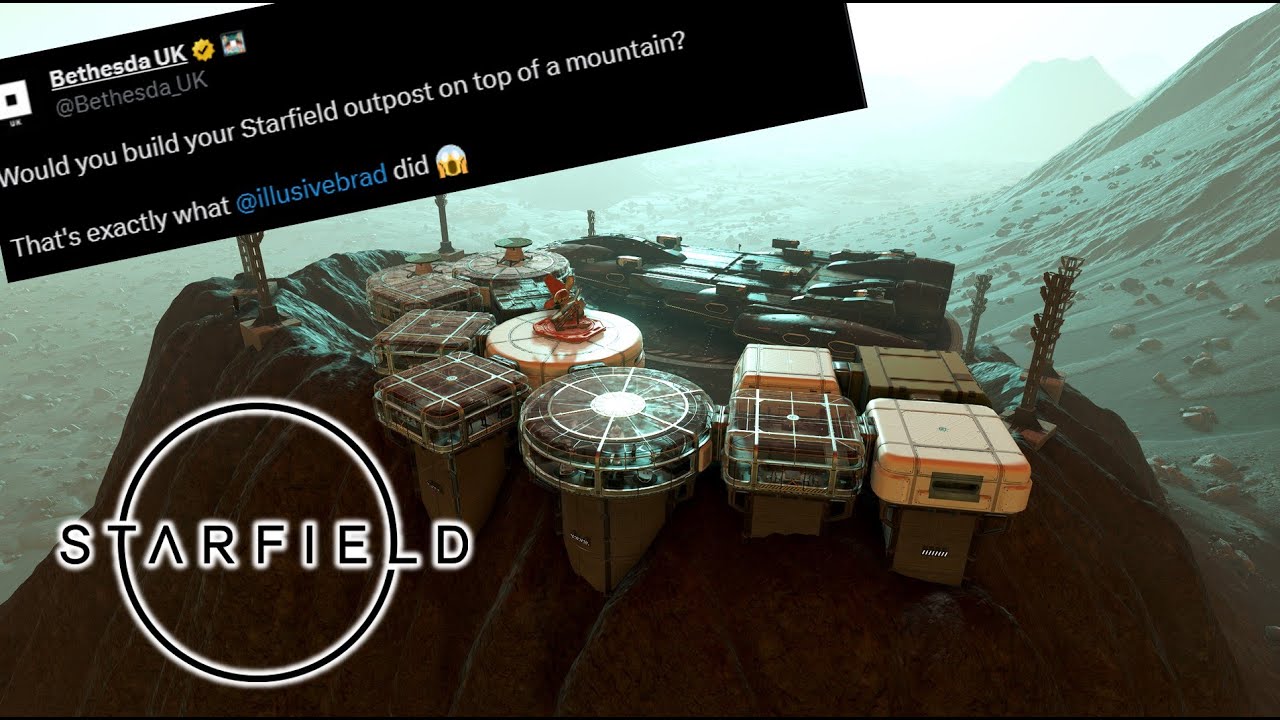 The ULTIMATE Mountain-Top Outpost - Starfield - YouTube